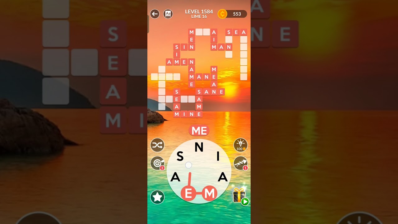 Wordscapes Level 1584 Answers | Wordscapes 1584 Solution