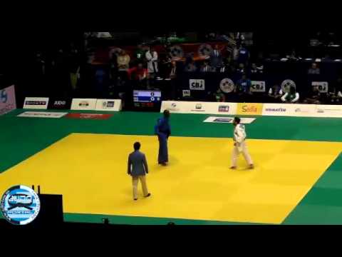 World Judo Championships Rio 2013 -73kg KARAMPOURNIOTIS (GRE) - GOUMAR Ahmed (NIG)
