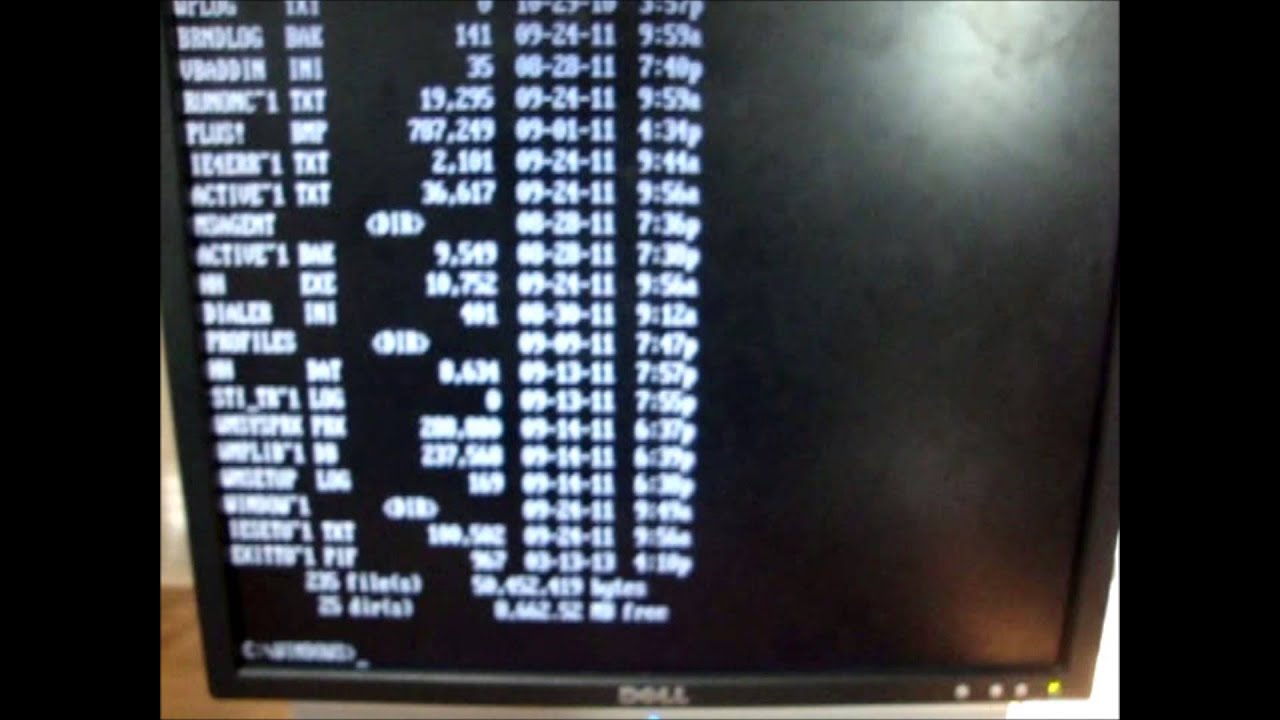Windows 98 SE in DOS mode