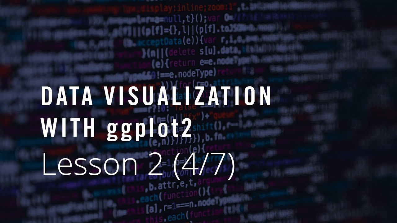 Lesson 2: Data Visualization with ggplot2 (4/7)