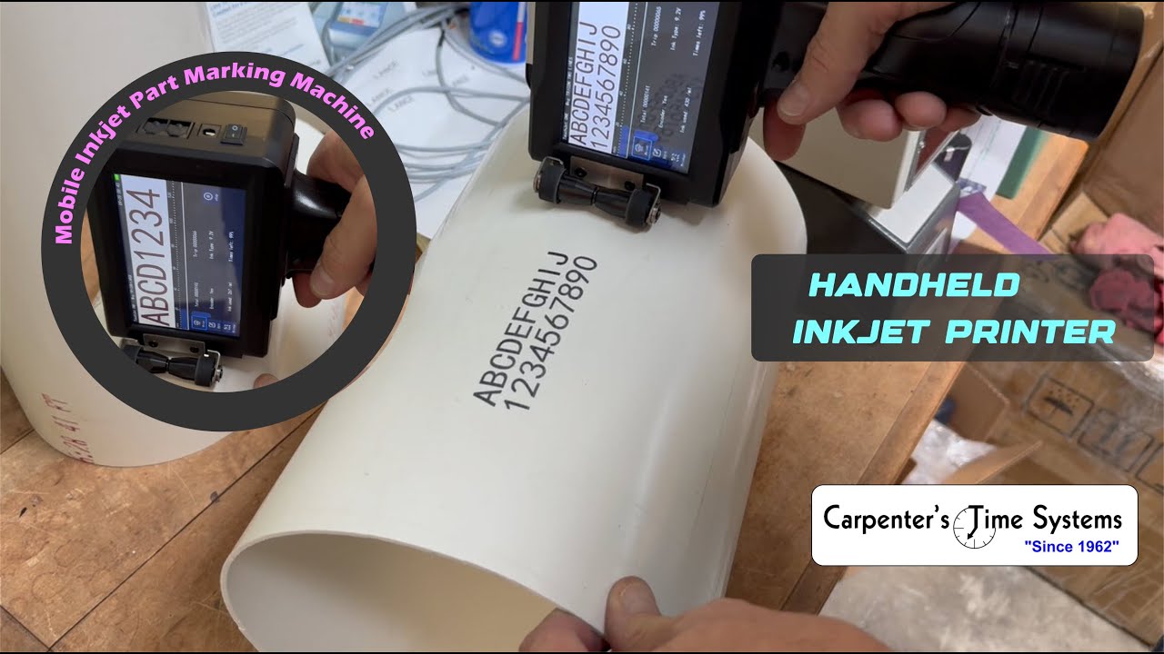 Handheld Printer - Inkjet Part Marking Machine