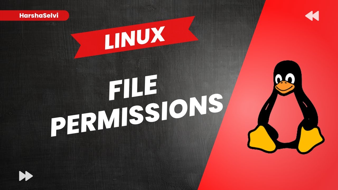 Linux File Permissions |  Tamil | HarshaSelvi