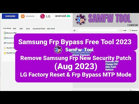 SamFw FRP Tool 4.1 Remove Samsung FRP Android 11,12 | Samsung FRP Tool 2025