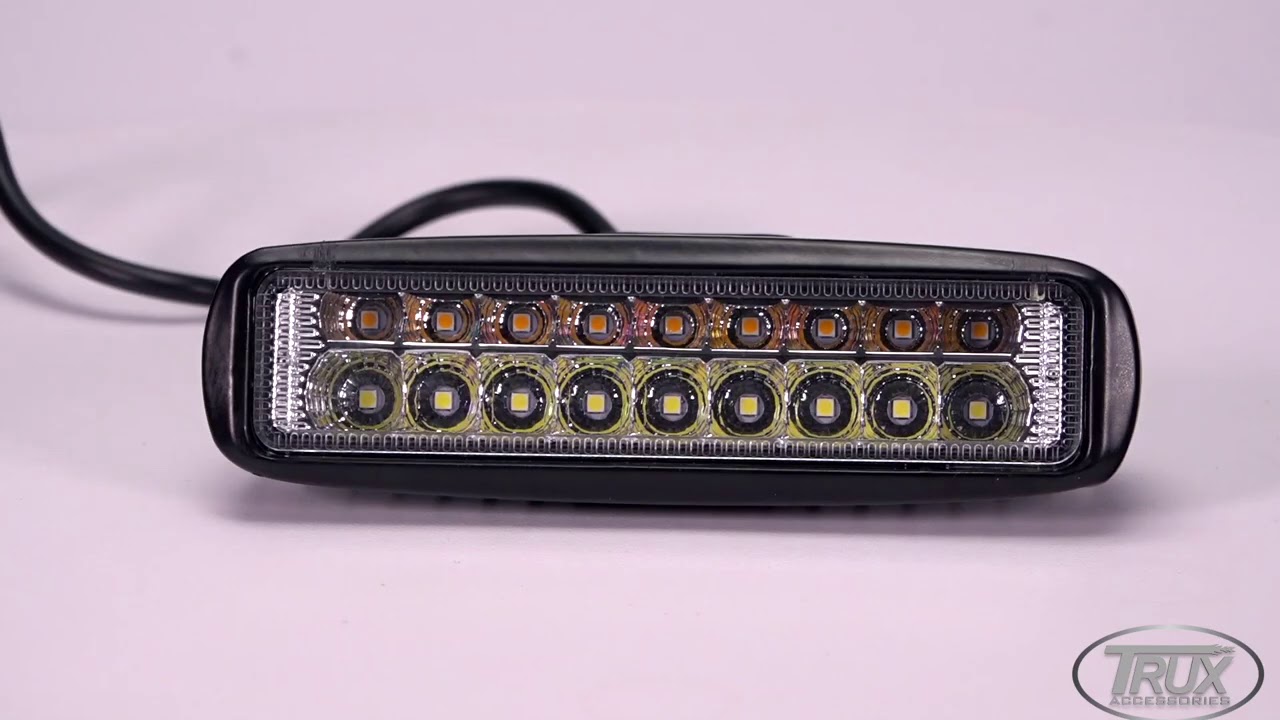 6" Rectangular LED Spot Beam Work Lamp With Strobe Light - Raney's ...