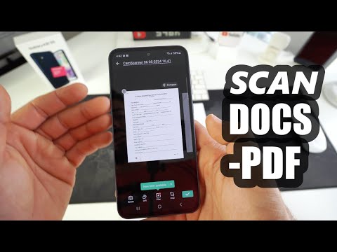 How To Scan Documents to PDF with Samsung Galaxy A35 5G