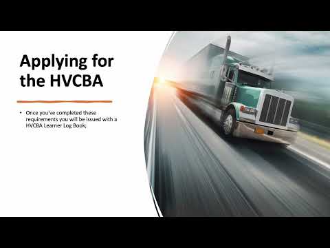 Heavy Vehicle Competency Based Assessment HVCBA