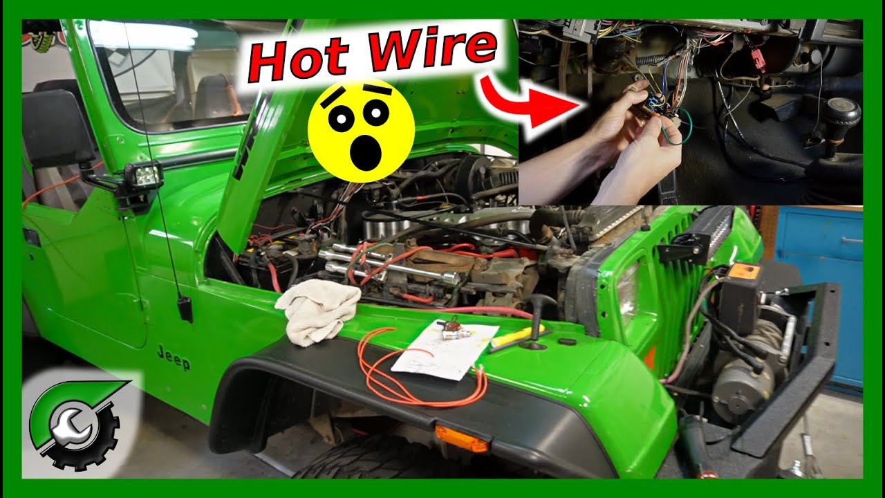 Had to Hot Wire my Jeep: Jeep Wrangler electronic ignition.