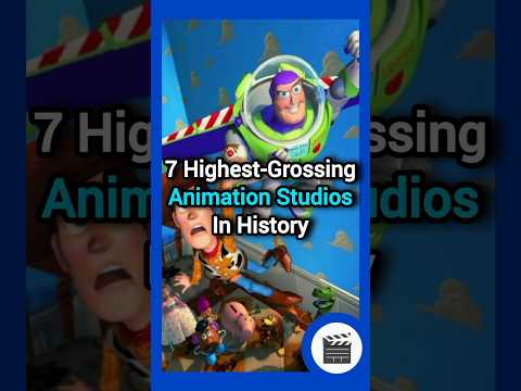 7 Highest-Grossing Animation Studios In History #shorts