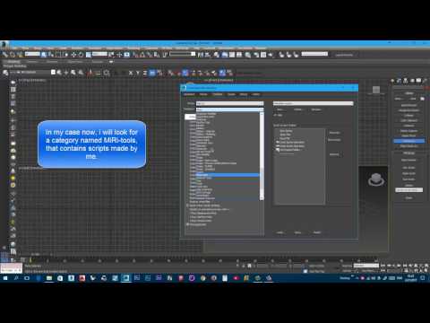3DS Max – MaxScript – How to Install A MacroScript – Miled Rizk