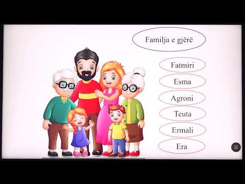 3 04 026 - Java e trembëdhjetë - Njeriu dhe natyra - Familja Struktura e familjës