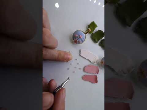 Polymer Clay Earrings: how to make clay Earrings Handmade Jewelry Handcrafted #shorts