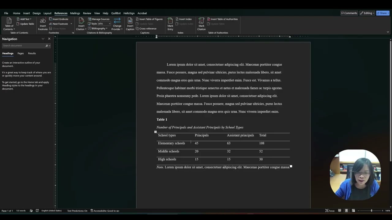 Step-by-Step APA Table Formatting Tutorial