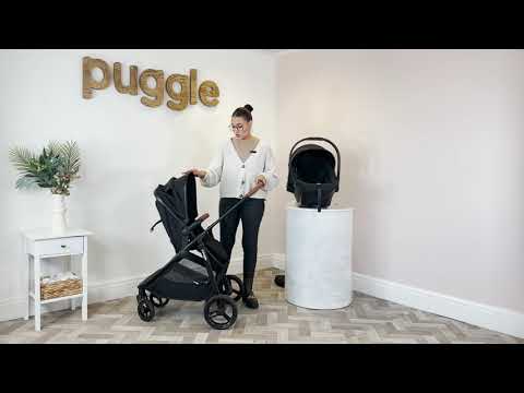 Puggle Monaco XT 2-in-1 Pushchair With Adjustable Handle Travel System ...