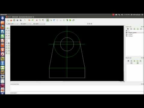 LibreCAD tutorial Part 2 by Create-And-Make Video Lecture - LibreCAD: Become an Expert - Design ...