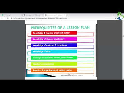 KNOWLEDGE NURSING | LESSON PLANNING