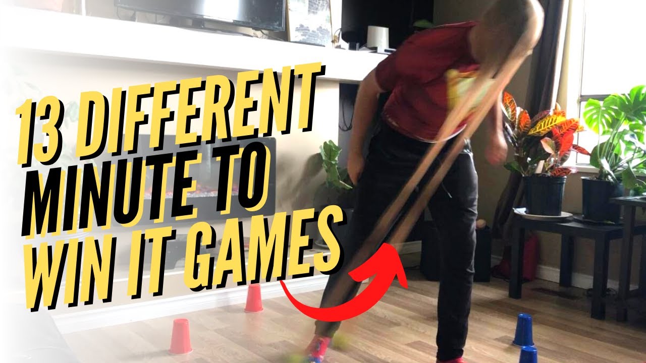 How To Play Minute To Win It | DIY Games To Play At Home Tutorial