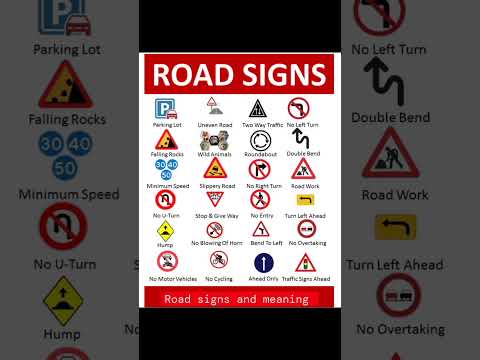Road_Signs_and_meaning। #gk #english #ytshorts @SpokenEnglish1712