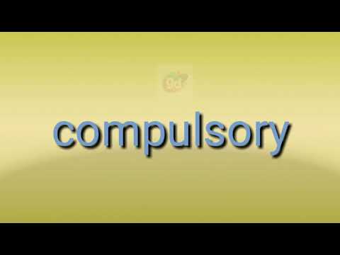 Compulsory Antonym with meaning//Googul Dictionary//