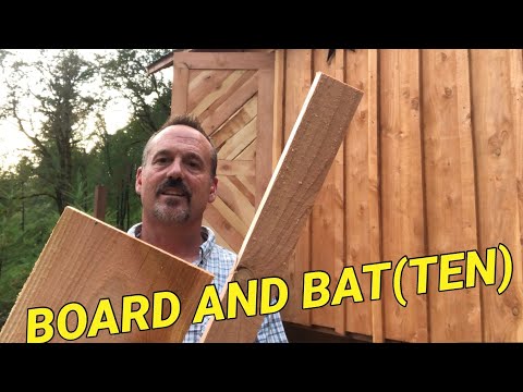 Installing board and batten siding. Board and bat how to.