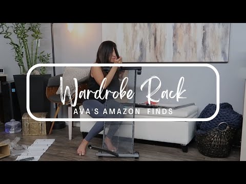 AMAZON FIND - SONGMICS Clothes Rack | Easy to assemble! I use this in SO MANY WAYS!
