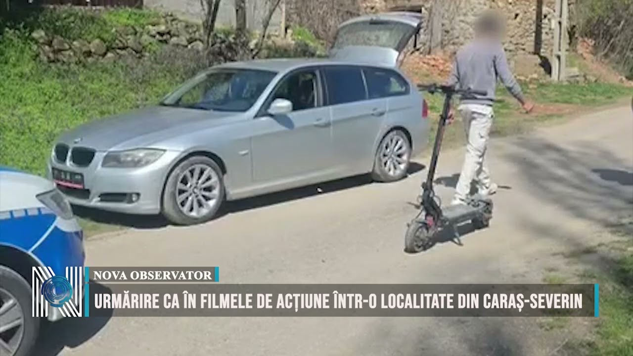Urmărire ca în filmele de acțiune într-o localitate din Caraș-Severin ...
