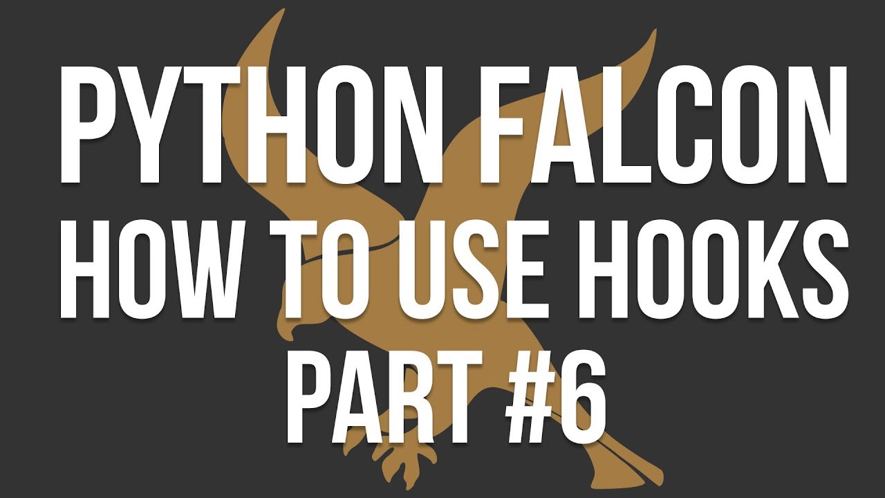 Python Falcon Part 6 - Learn how to use hooks