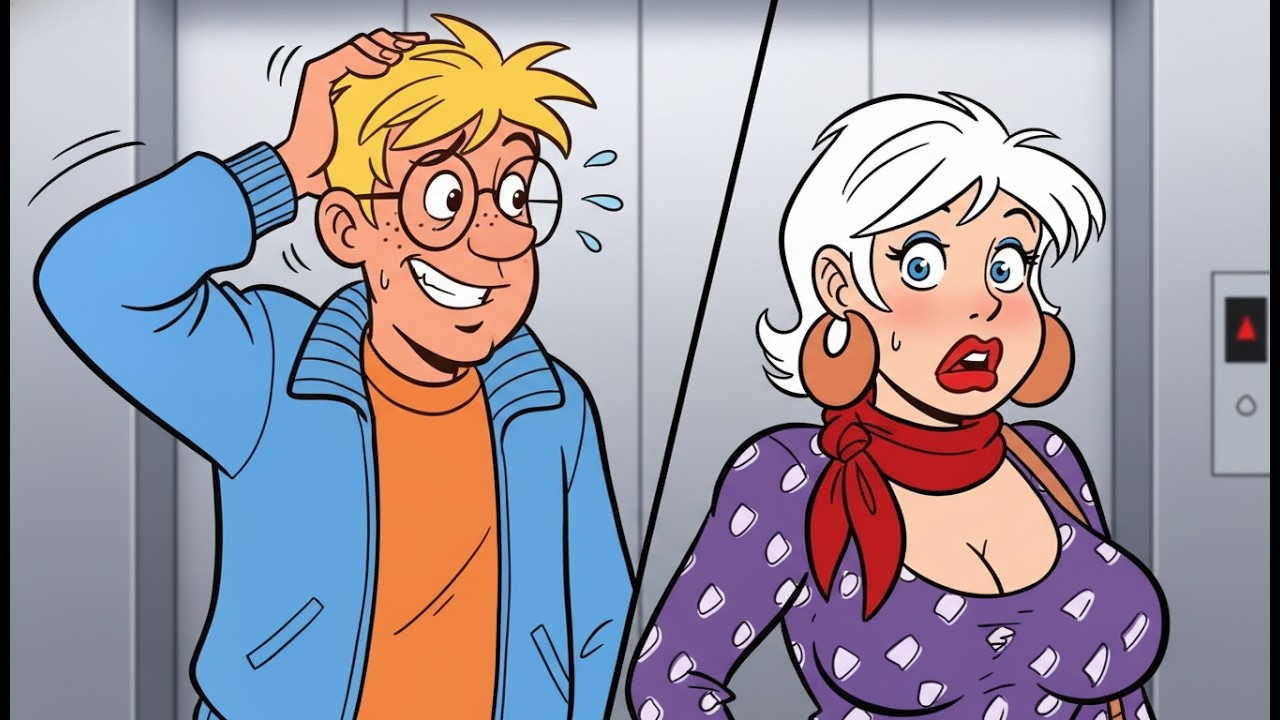 Flustered Apology to Bold Invitation: An Elevator Encounter!
