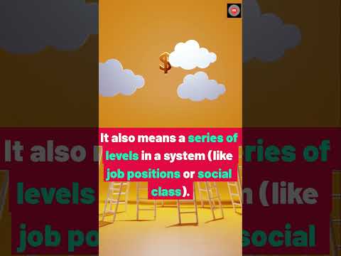 Ladder – Meaning, Synonyms & 5 Sentences | Learn English in 30 Seconds! #shorts #learnenglish