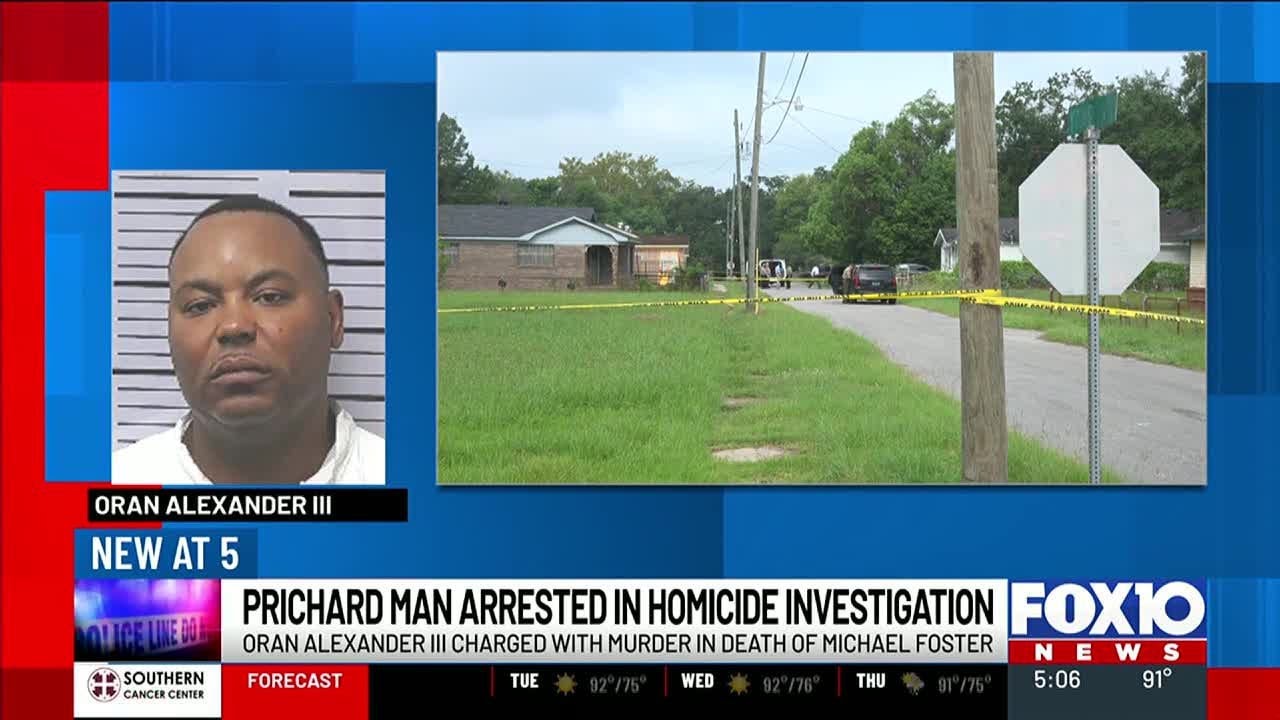 MCSO: Prichard murder suspect caught in Daphne after Saturday shooting