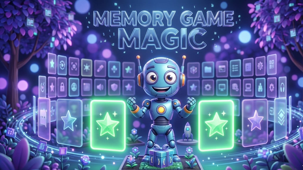 Code a Memory Match Game! 🃏 JavaScript Arrays Tutorial for Kids (Build a Game! Lesson 3)