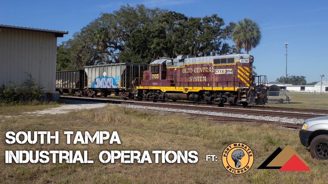 South Tampa Industrial Operations Featuring Port Manatee & Ohio Central in Florida? | December 2025