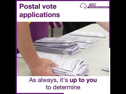 Postal vote applications