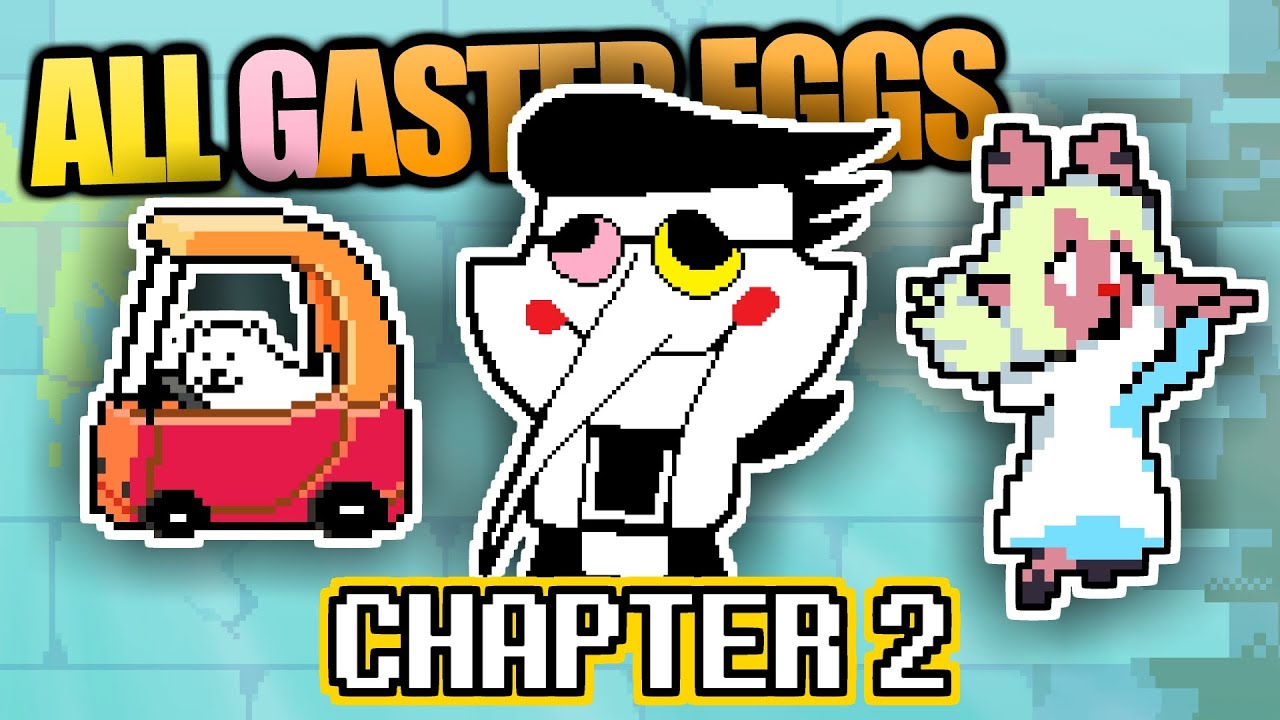 ALL Deltarune Chapter 2 GASTER EGGS (Easter Eggs, Secrets, References and More) Compilation