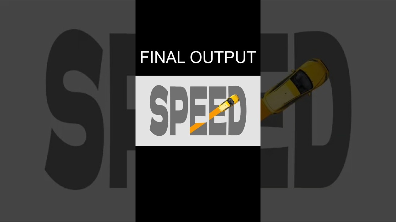 make the car text effect like this#shorts #effects