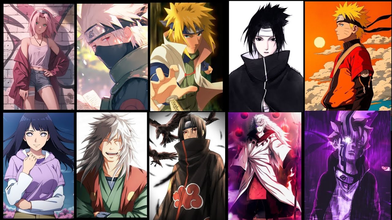 Naruto Characters 4K Wallpaper Photos | N.S all Characters wallpaper Photos | Naruto, Sasuke, Sakura