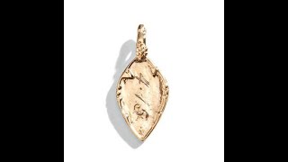 Gold Relic Coin - Ornate Edge Droplet