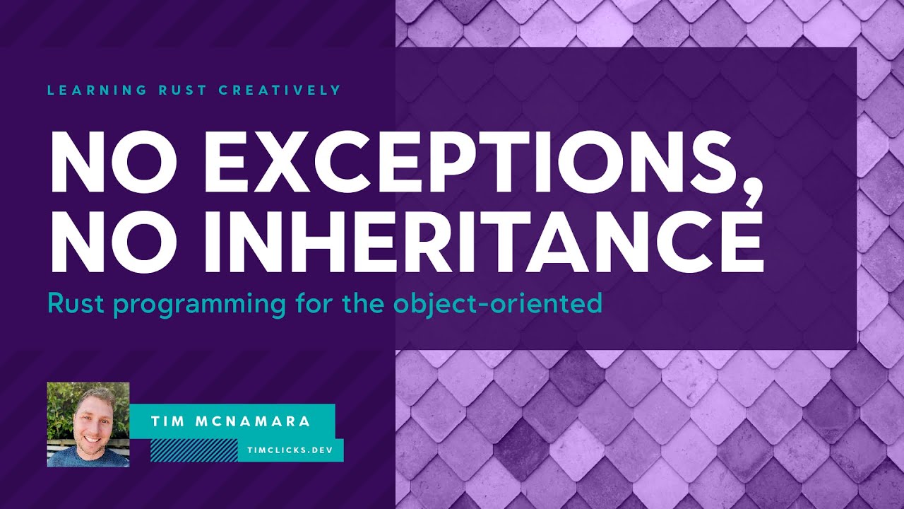 timClicks — Learn the rust programming language creatively with Tim McNamara - timClicks (Tim ...