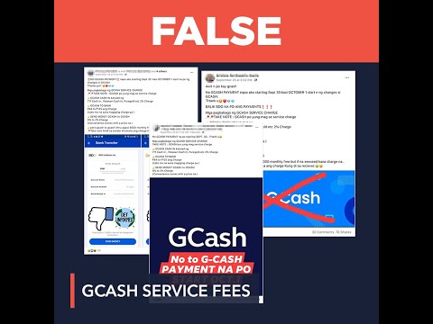 FALSE: GCash 'Send Money' and bank transfer fees starting October 1