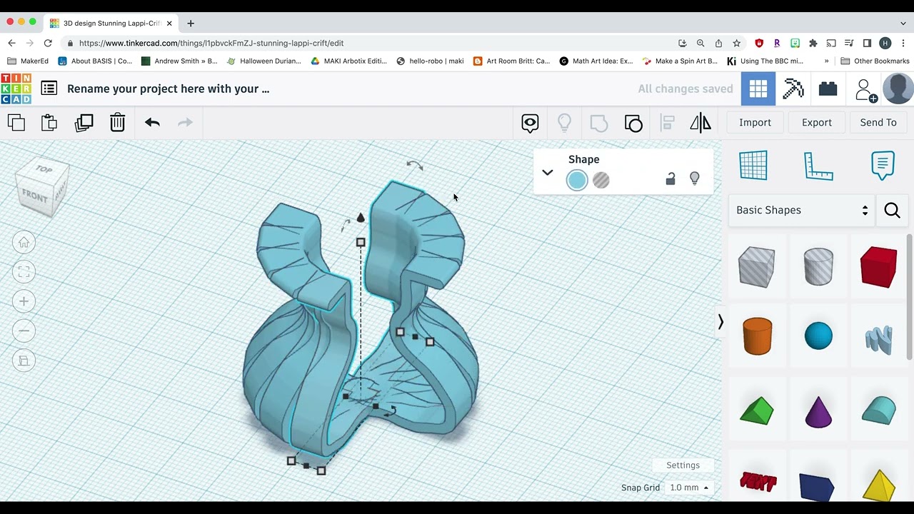 How to Scribble Create Vase using TinkerCad