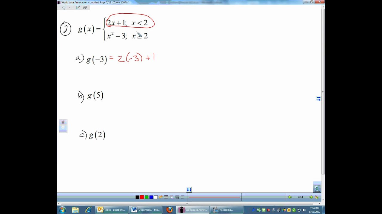 01.1 - Functions (Precalculus)