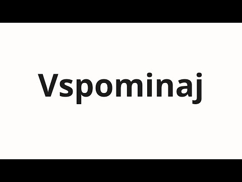 How to pronounce Vspominaj | Вспоминай (Remember in Russian)