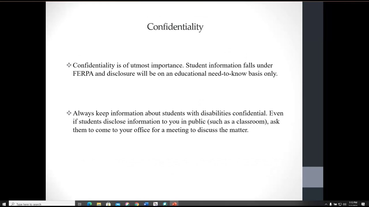 Accessibility Resource Center   Implementing Accommodations