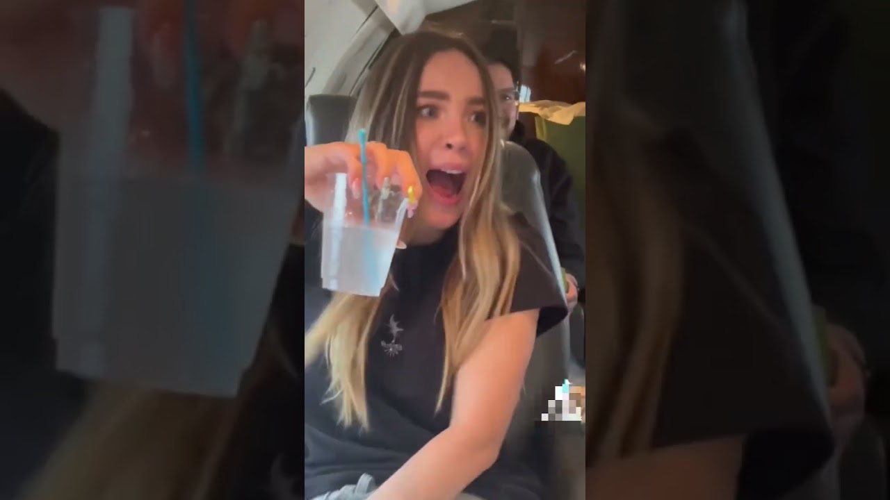 Belinda sufre turbulencias 😂🤣