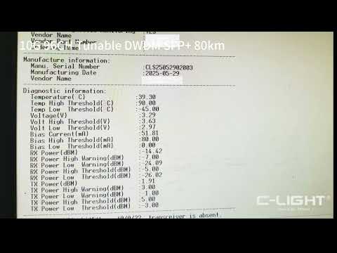 10G C-BAND Tunable DWDM 26dB
