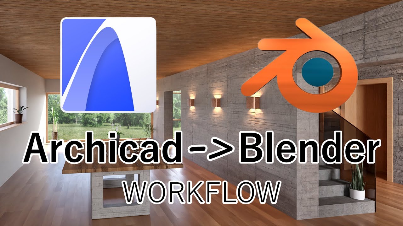 Blender Archicad - workflow