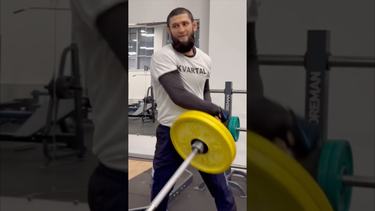 Khamzat Chimaev Exposivness Training For du Plessis #ufc #mma #training #wolf