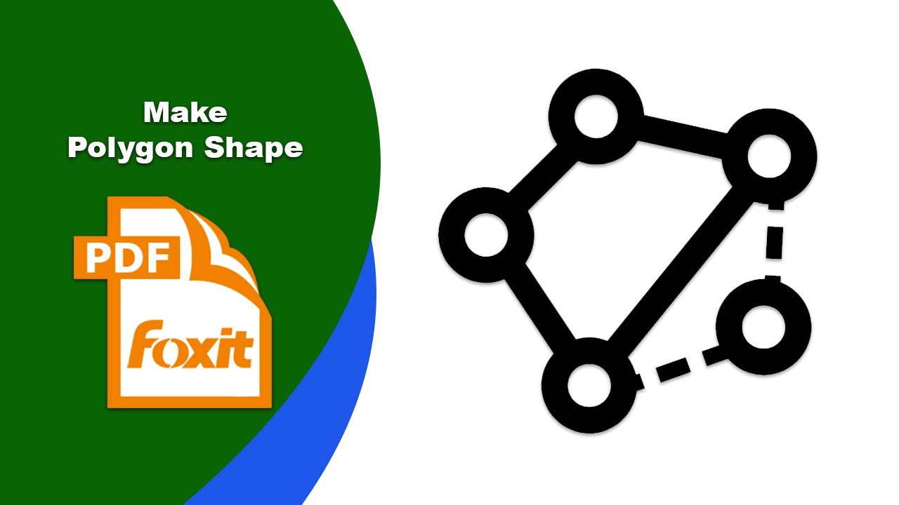 How to Design and Insert Polygon Shapes into PDFs in Foxit PDF Editor