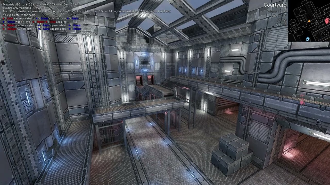 Unvanquished 0.56.0 PPC64LE with x86_64 NaCL loader via box64 emulation