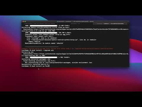 How to resolve 'No module named skbuild error' while installing opencv-python-contrib package