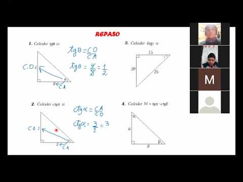 TANGENTE, COTANGENTE Y SECANTE - TRIGONOMETRÍA